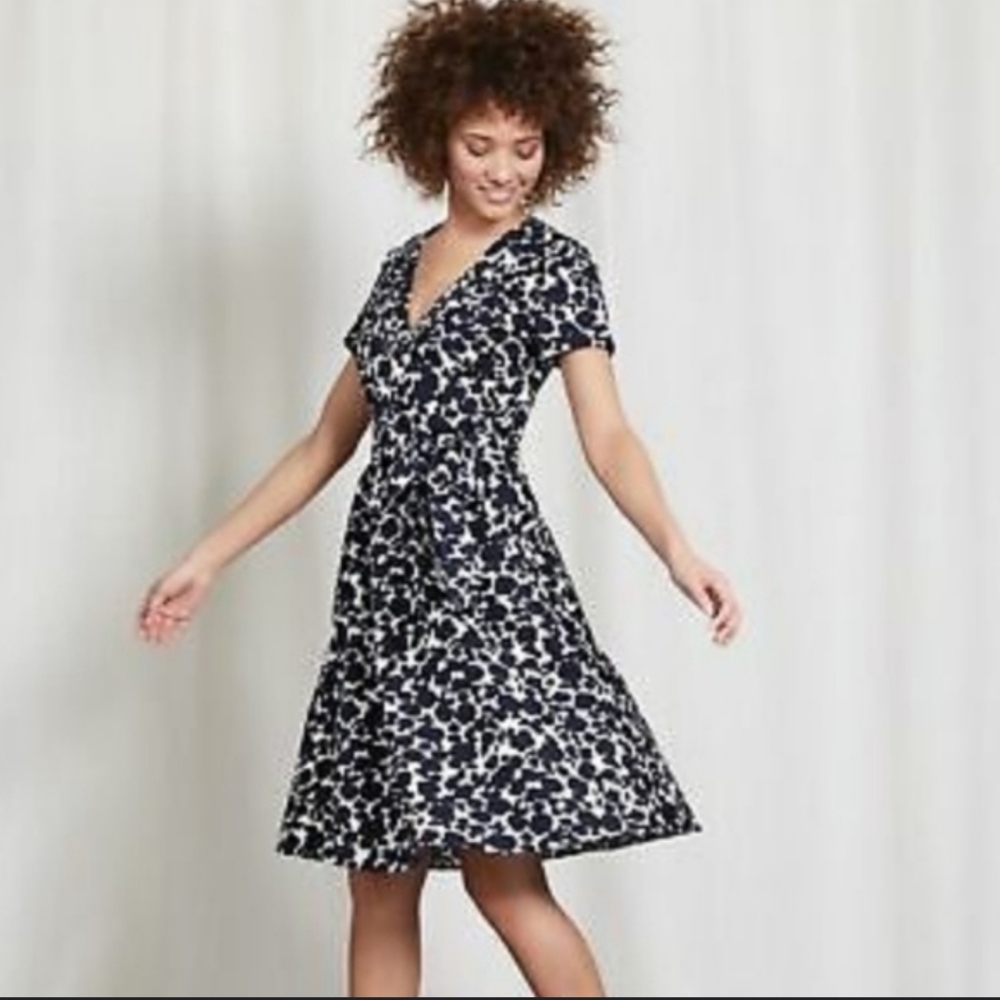 Boden Lara Wrap Dress - Gem